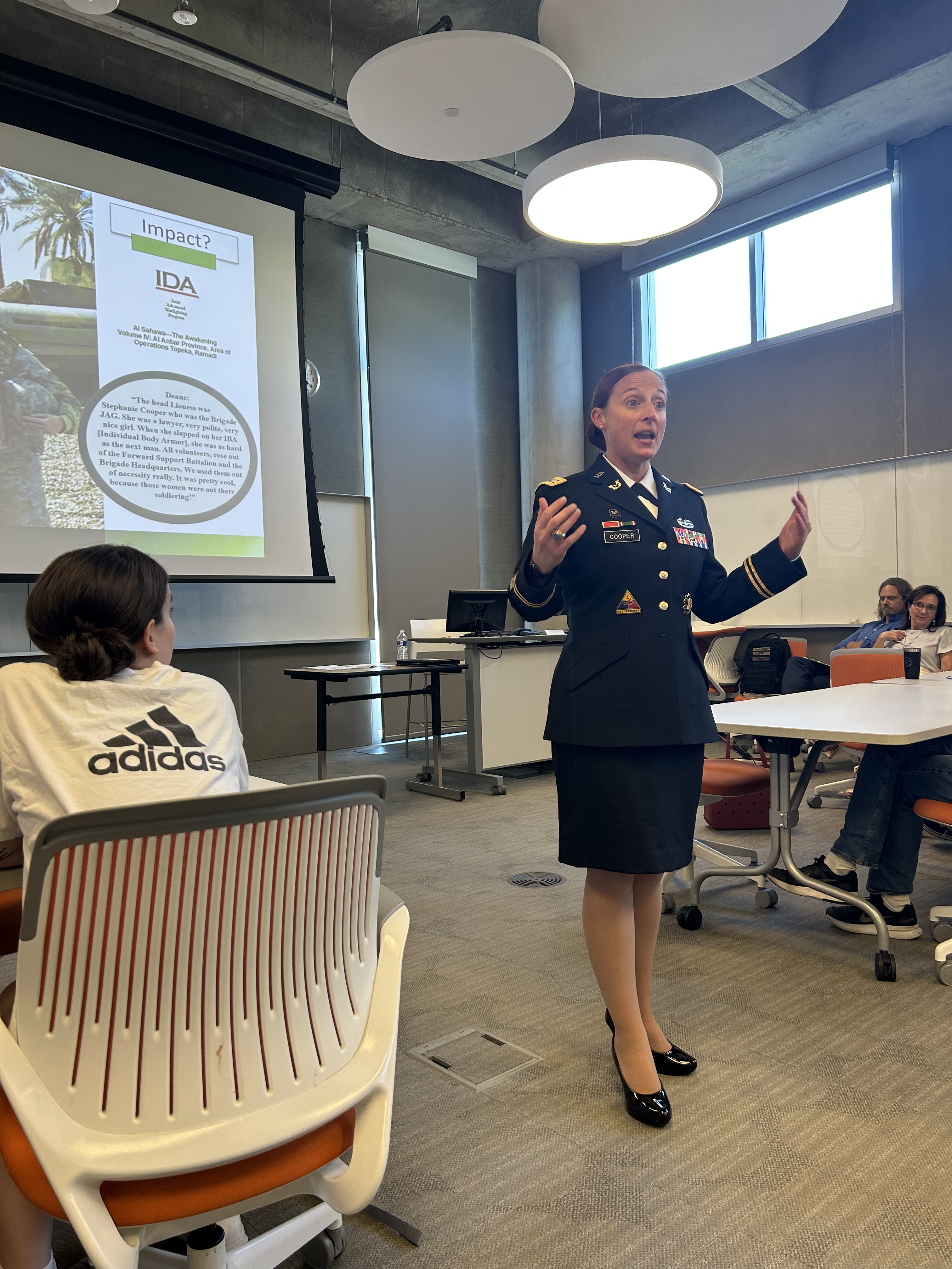 Public Lecture from Lt. Col. Stephanie Cooper, U.S. Army | Bridging the ...